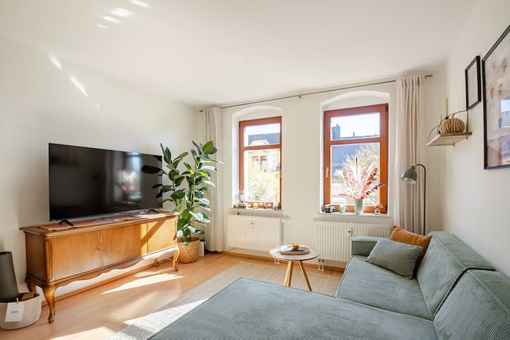 Ruhiges City Apt • Balkon • Beamer • Self Check-in - Chemnitz