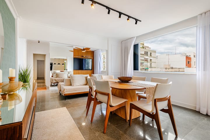 Modern 3brapt In Famous Leblon Front Av 200m Beach - Rio de Janeiro