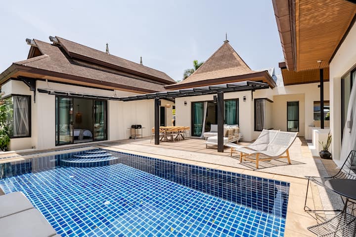 4 Mins To Fitness St | Amazing Pool Villa Chalong - Phuket
