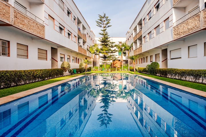 Brillant-appart Vue Mer à Harhoura, Rabat à 12min - Témara