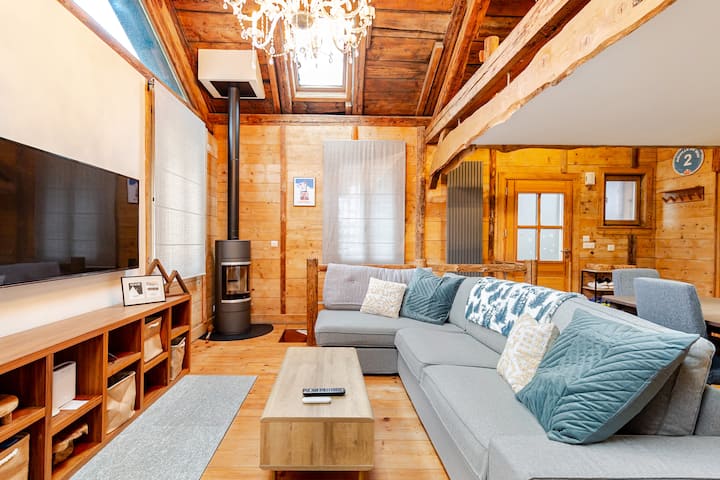 Chalet 4 Ch, Sauna, Parking Et Vidéoprojecteur - Courmayeur