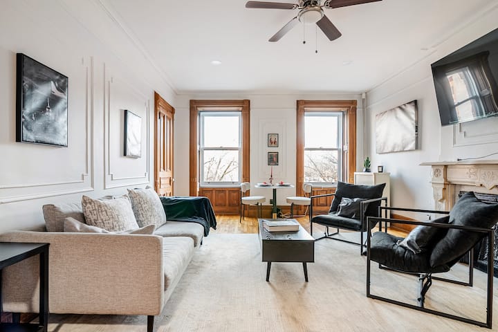 Historic Nyc Luxury Landmark Brownstone Apartment - Englewood, NJ
