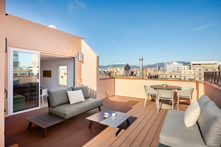 ÁTico Con Terraza 50 M² Rambla Cataluña Barcelona - Barcelona