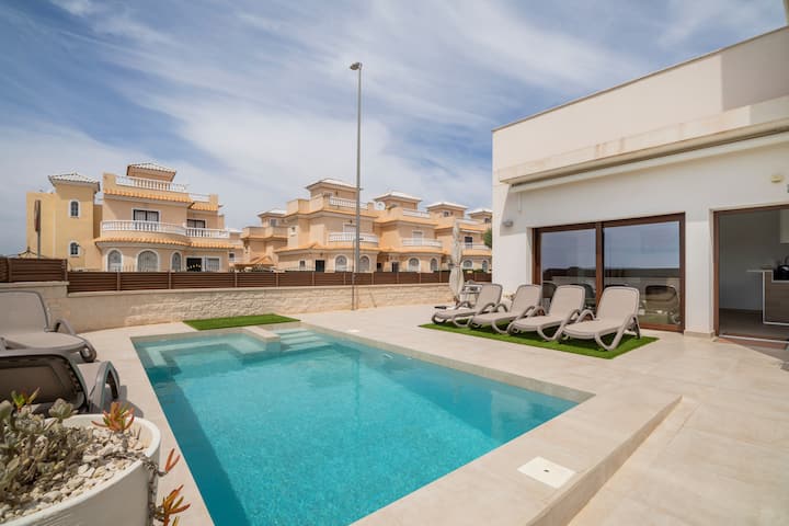Villa Contemporaine Avec Piscine - Proche Alicante - Dolores
