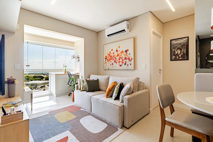 Appartement Premium Alexa & Cinéma | Centre - Campinas