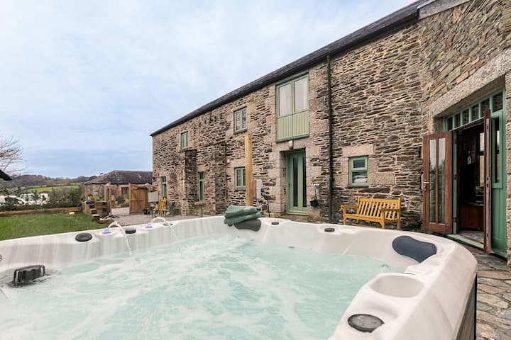 Cornish Barn Near Falmouth & Beaches With Hot Tub - Reino Unido