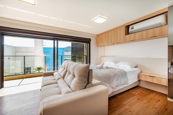 Studio Moderno Na Sc 401 Com Piscina Aquecida - Florianópolis