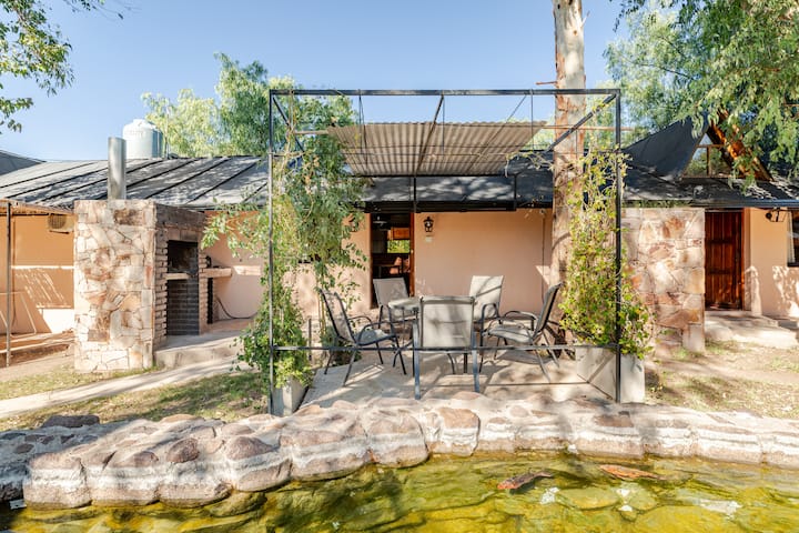Cabaña Estilo Industrial Para 5 Con Balcón Terraza - San Rafael