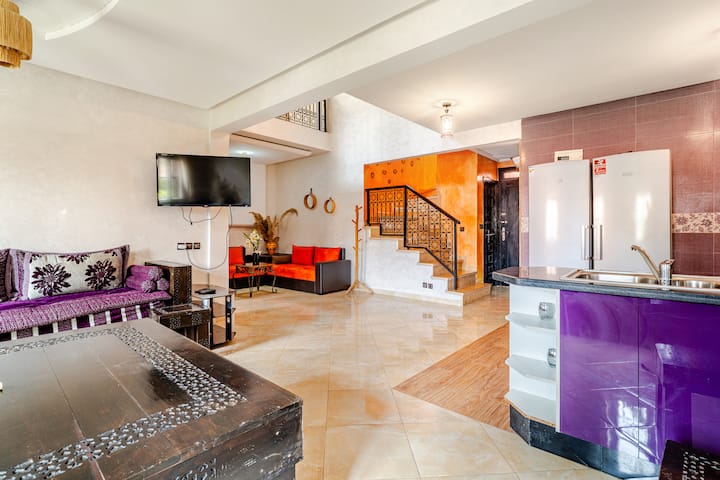 Maison De Charme Avec Terrasse & 3 Piscines - Marrakesh