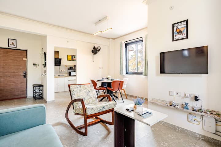 C 301 By Alira Stays | 1bhk | Candolim | Pool - Goa