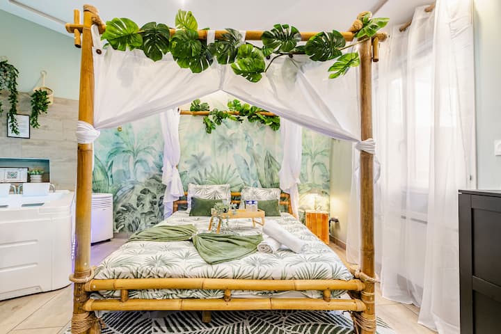 Tropical Suite | Jacuzzi & Cinéma - Mulhouse