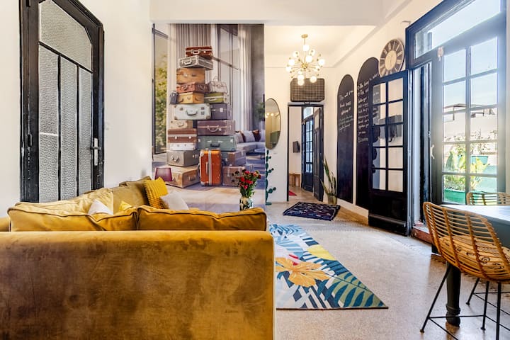 Apparemment Art Déco Centrale Avec Terrasse - Casablanca