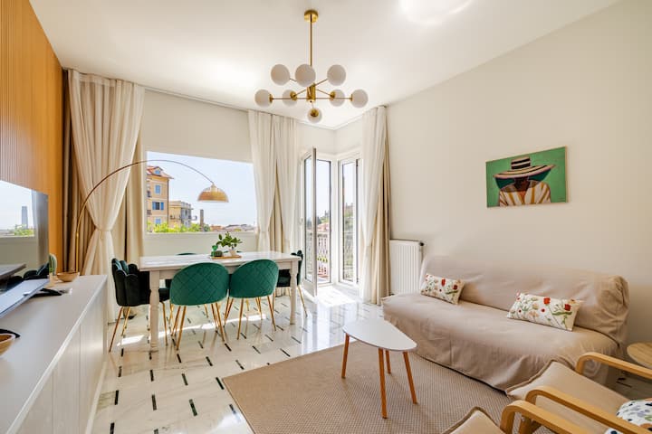 Appartement Moderne Vue Mer | Garage & Vélos - Alassio