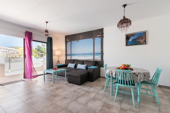 Très Belle Vue Solarium Et Piscine-wifi Fibre600-6 - Teneriffa