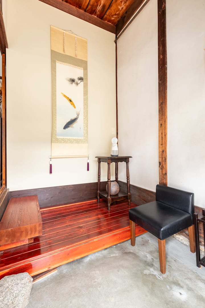 【Near Nijo-castle】tatami Room+garden View Balcony. - Kyoto