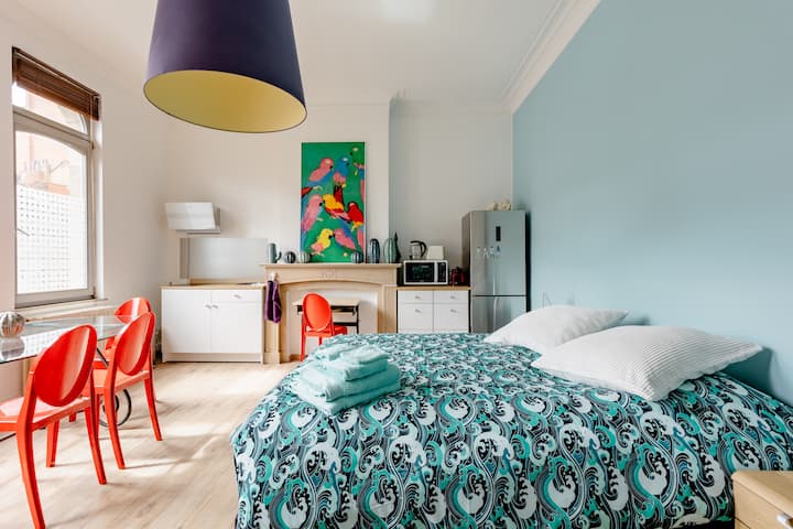 Caribbean Blue Studio Near Eu - Bruselas