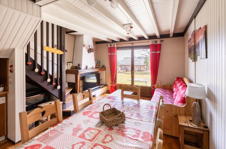 Duplex, Ambiance Montagnarde, Plein Centre Feclaz - La Féclaz