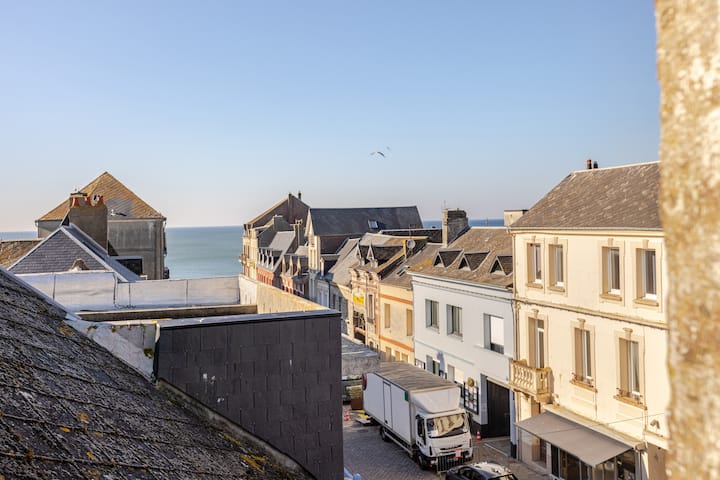 ♥Ault Centre, Vue Mer & Wifi, à 50 M De La Mer 💎 - Plage d'Ault