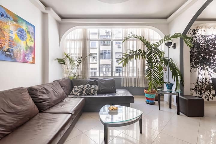 Elegant 2br Oceanview Copacabana - Brasil