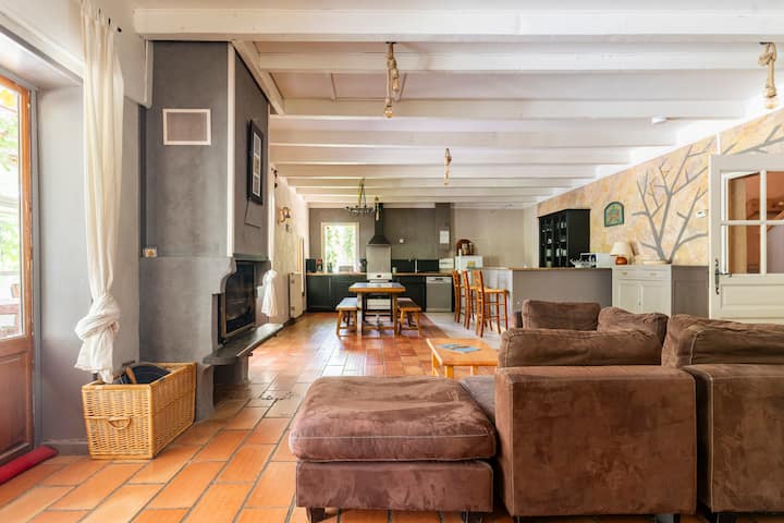 Maison 15 Pers. En Pleine Nature Avec Piscine - Hautes-Alpes