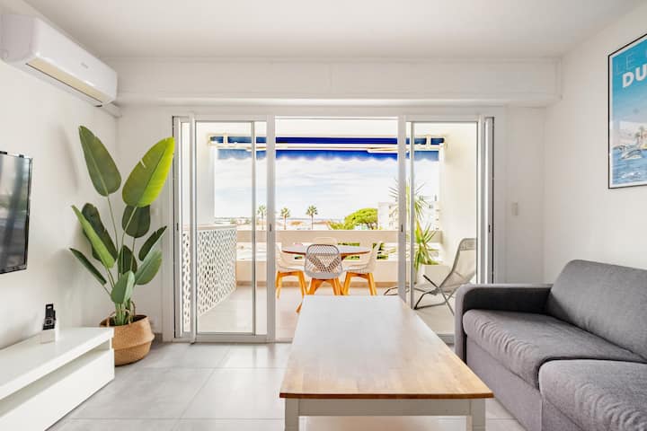 Appart Vue Mer Très Proche Plage Avec Gde Terrasse - Port Camargue