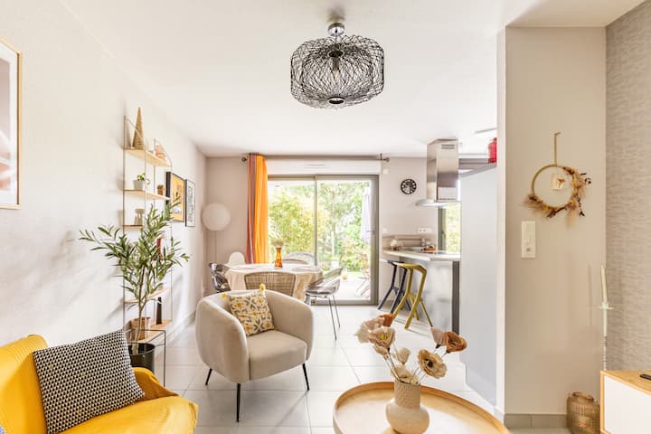 Quartier Résidentiel, Rez De Jardin Zen 3 Pièces - Colmar
