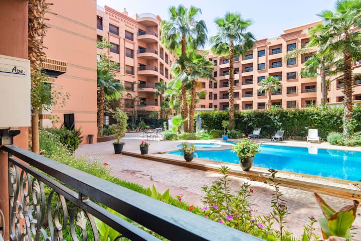 Appartement En Face De La Piscine Hivernage - Marrakech