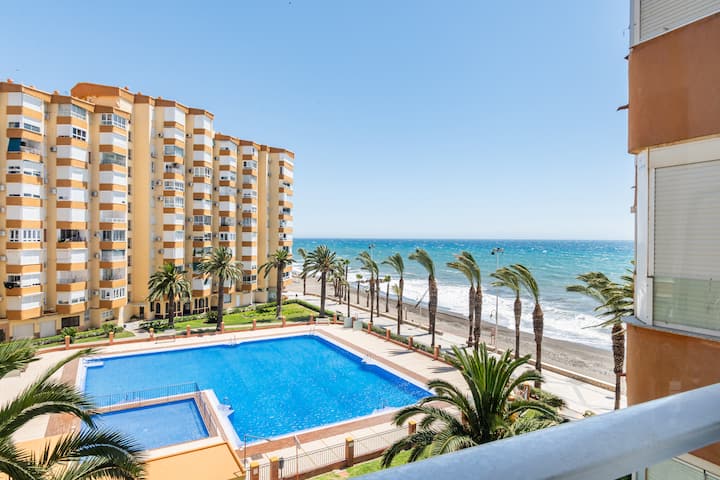 Primera Línea Playa Piscina Tenis Málaga Algarrobo - Vélez-Málaga