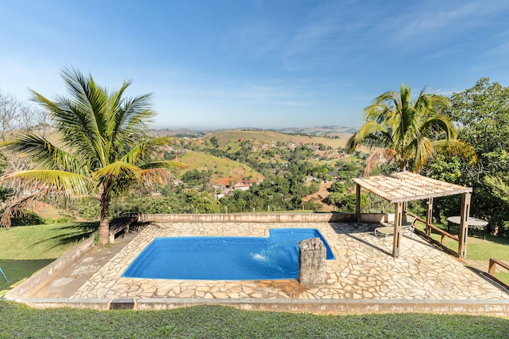 Chácara Com Vista, E Piscina, Acadêmia E Wi-fi - São José dos Campos