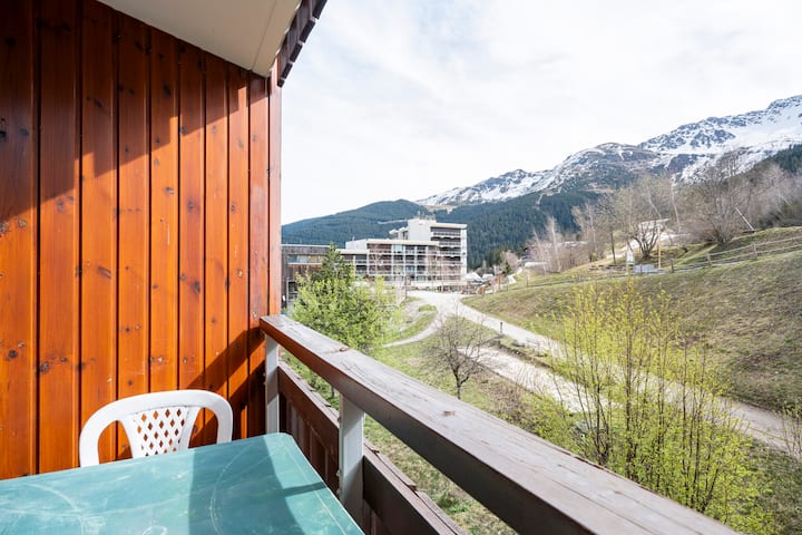 Vue Sur Les Pistes  T2 Cosy  5 Pers  Balcon - Prapoutel