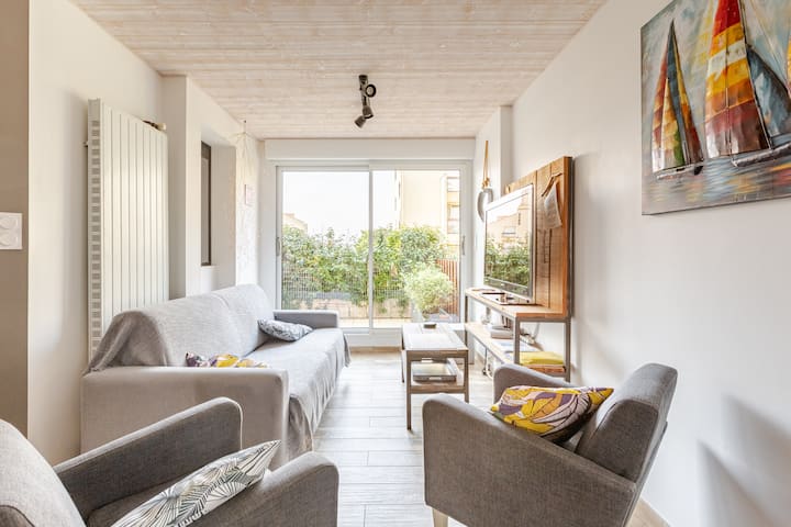 Diane- Plage, Wifi, 6 Couchages, Moderne Et Soigné - 拉洛歇爾