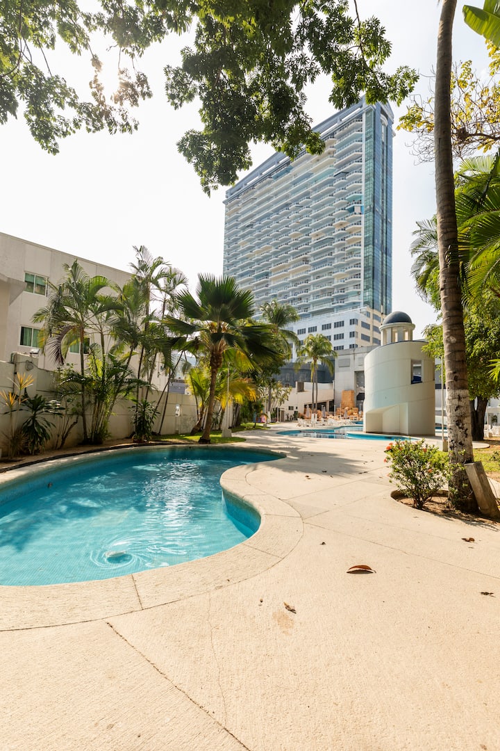 Suite En Acapulco Con Playa Y Vista Al Mar. - Acapulco