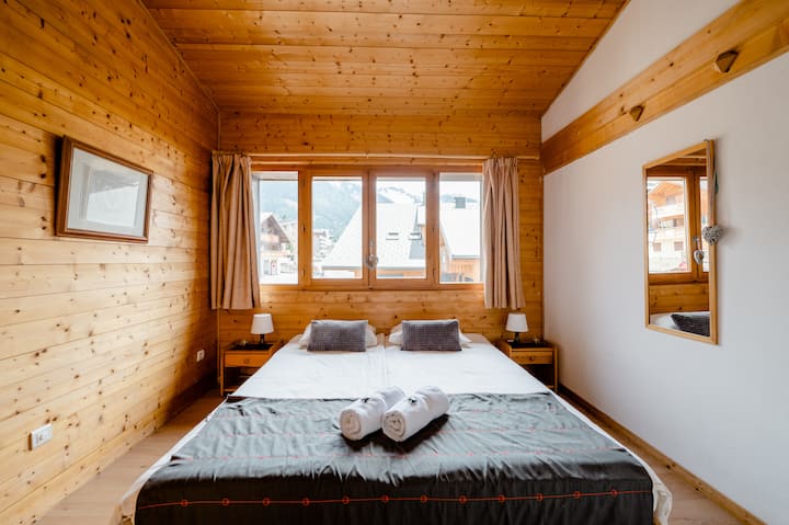 Chambre Double  Privé Avec Salle De Bain Prive - La Chapelle-d'Abondance