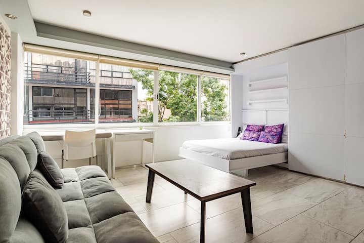 Very Well-located And Modern Loft - Mexico City