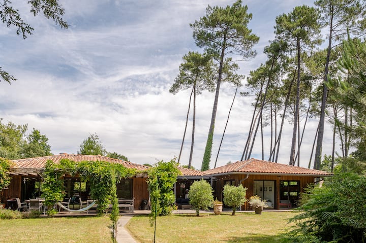 1 Maison Archi Et 1 Bergerie Avec Piscine Chauffée - Saint-Girons Plage