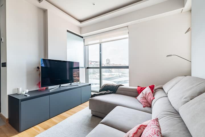 Apartamento Céntrico Y Moderno Con Vistas A La Ría - ビーゴ