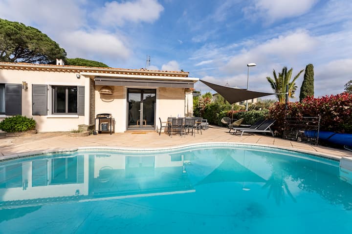 Maison Proche Centre-ville Avec Piscine Privée - Sainte-Maxime