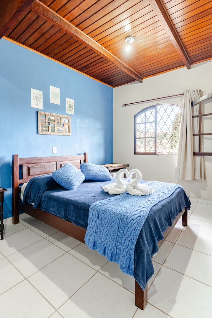 Suíte Azul Aconchegante - Campos do Jordão