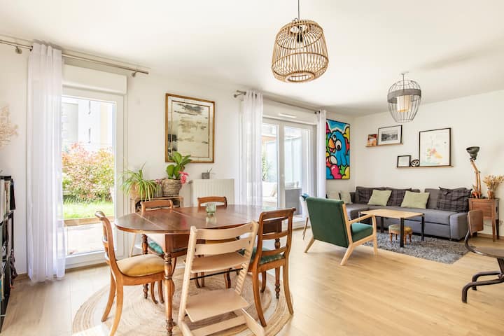 Appart Calme Avec Jardin, Idéal Pour Une Famille - Lyon