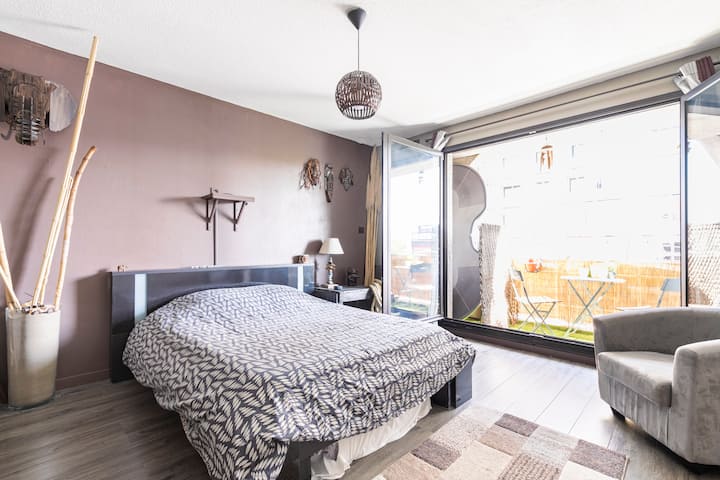★Chambre Privée Ambiance Savane Et Zen★ - Toulouse