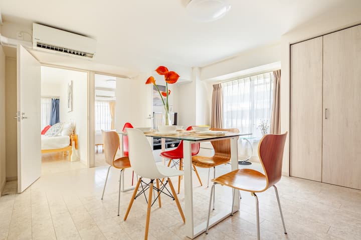 2br Clean & Bright Apt In Asakusa! Free Wifi ! - Asakusa