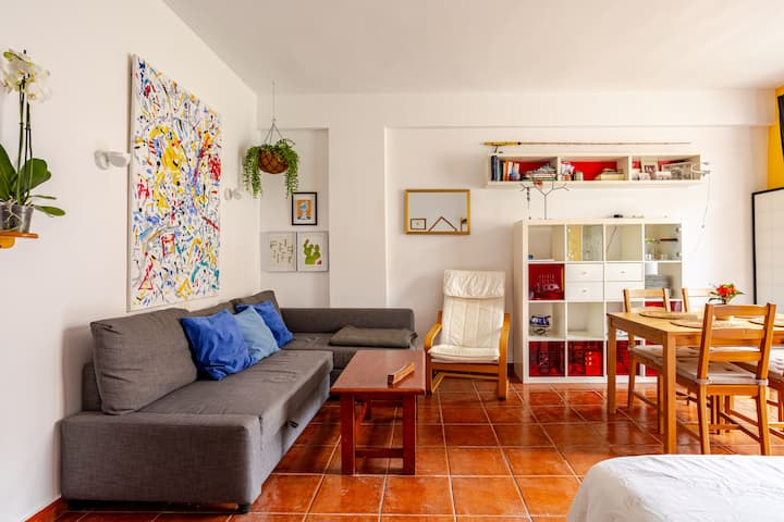 Bright And Cozy Studio Flat Best Location+ Wifi - Puerto de la Cruz