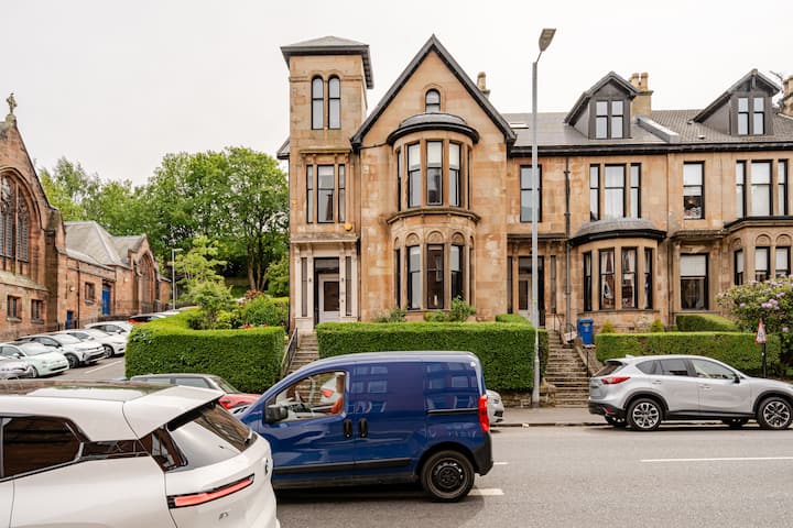 Victorian Villa Great Transport Links King Beds - Glasgow