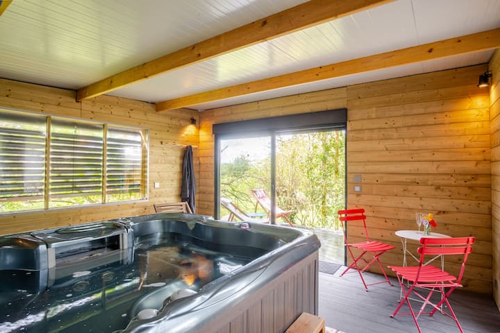 Logement Au Calme Avec Jacuzzi Privatif - 布列塔尼
