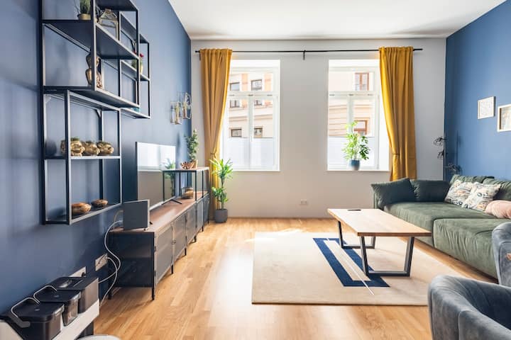 Cozy, Zentrumsnahe Apartmentwohnung Mit Terrasse - Leipzig