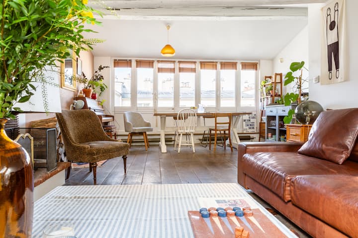 Appartement Chaleureux Et Atypique - Paris Centre - Paríž