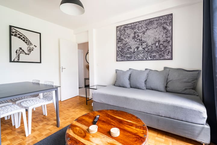 Appartement 3ch En Maison Rennes Séjour Pro/perso - Aéroport Rennes Bretagne (RNS)