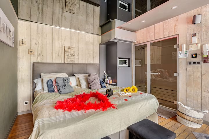 Nid Cosy Avec Jacuzzi Sauna Et Hammam 2 à 4 Pers. - Tournai