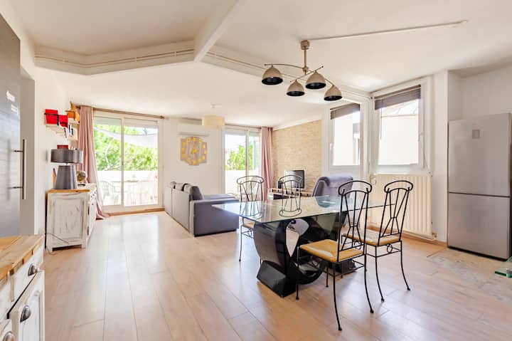 T3 Spacieux,cosy, Proche Centre,gare,tram, Parking - Montpellier