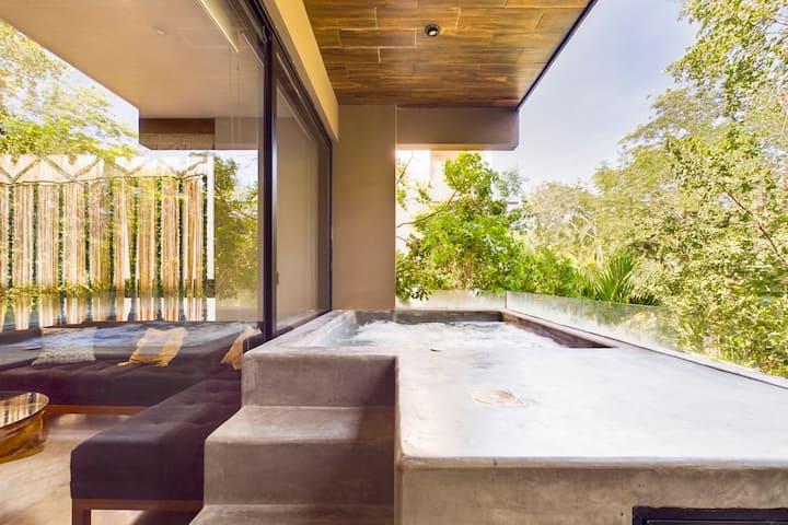 Jungle Vibe Artisanal Design | 2bd Private Pool - Tulum